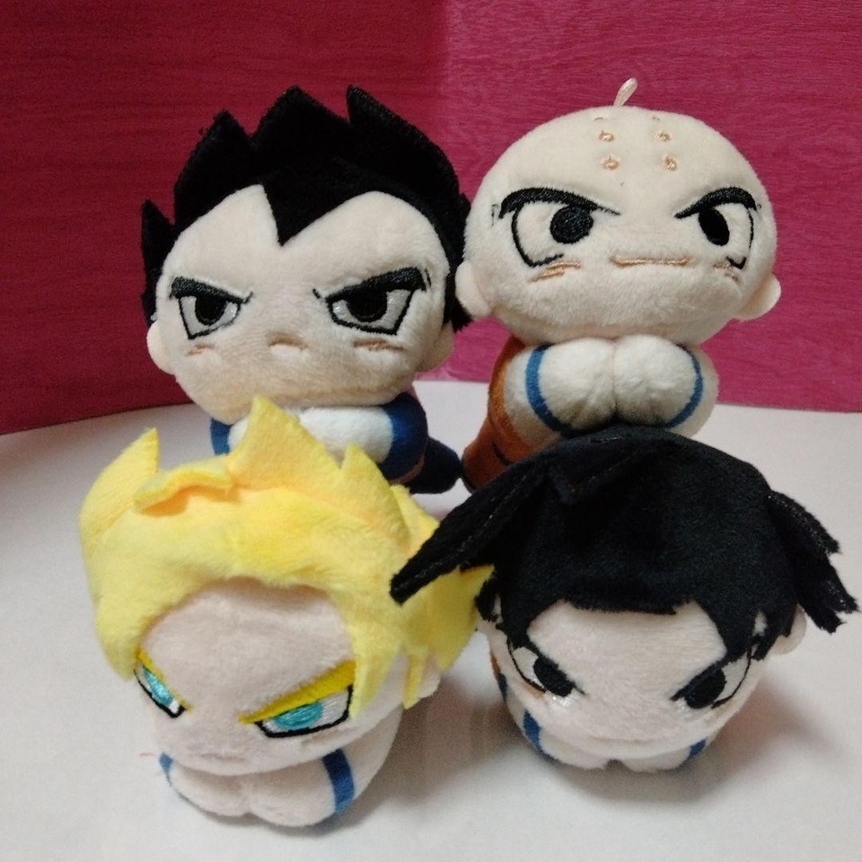 Dragon Ball Hug Character Mascot Set Goku Vegeta Krillin Plush ...
