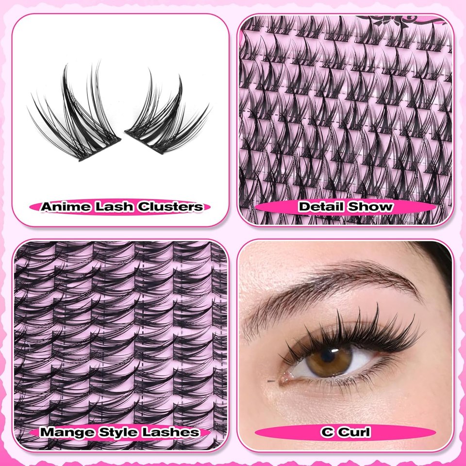Fairy Lash Clusters Manga Lashes Cluster Anime Cluster Eyelash ...