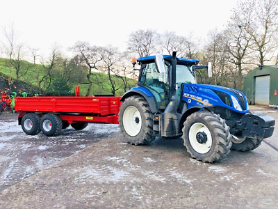 NEW 8T & 10T DROPSIDE TRACTOR TIPPING TRAILER, new holland, case, john ...