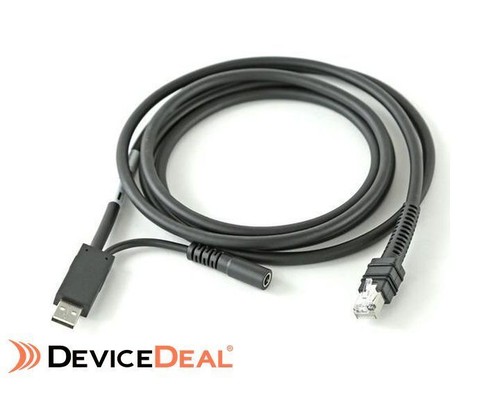 Zebra CABLE - SHIELDED USB: SERIES A CONNECTOR, 7FT. (2.8M) - CBA-U42 ...