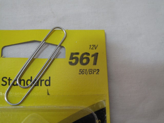 (12) GE 561 Miniature Lamp Bulb 12w Courtesy 12 Volt Rigid Loop T3 Ship ...