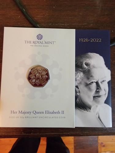 2022 50p QE11 King Charles III Unc - 1 of the few pre coronation - no ...