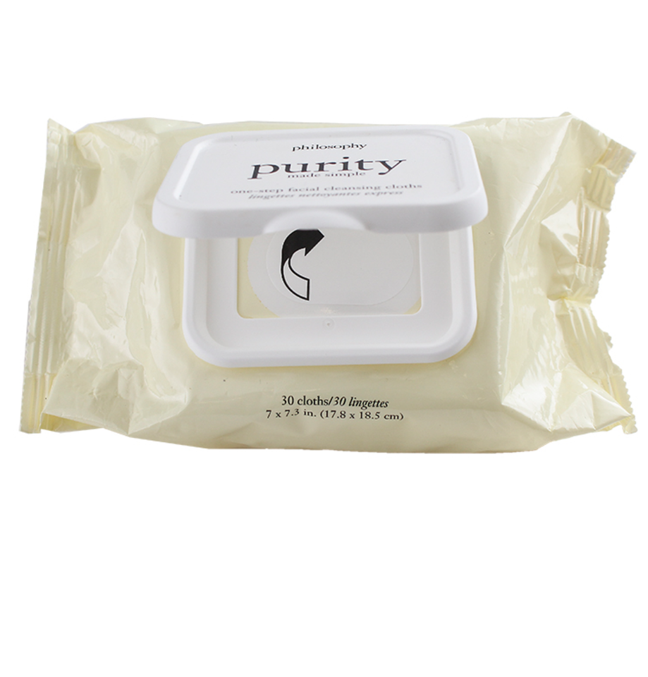 PURITY MADE SIMPLE ONE-STEP FACIAL CLEANSING CLOTHS (30 CLOTHS) NEW ...