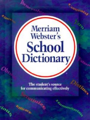 Merriam-Websters School Dictionary - Hardcover By Merriam-Webster ...