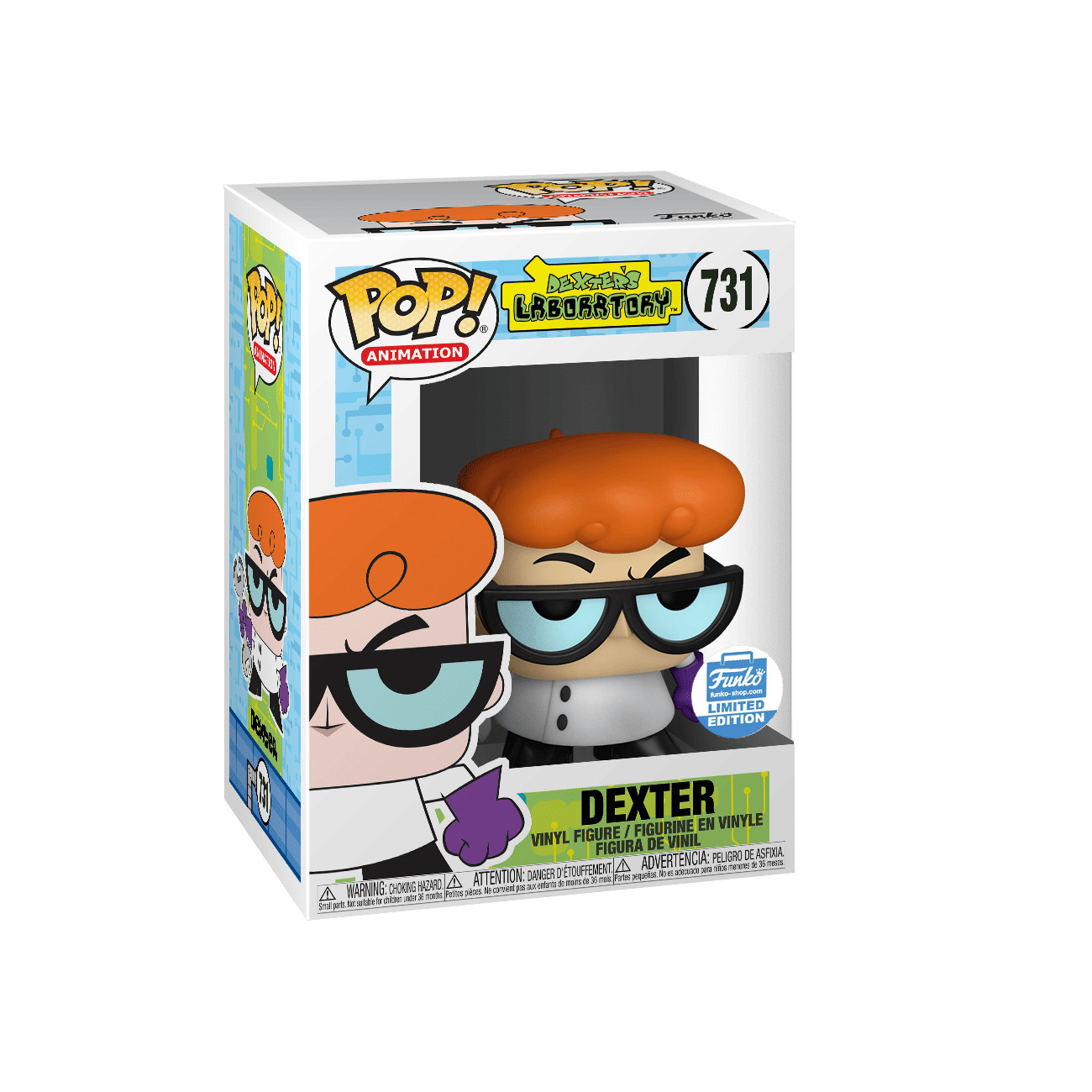 Funko Pop! Vinyl: Cartoon Network - Dexter - Funko (Exclusive) #731 for ...
