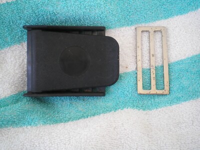 Scuba weight belt Buckle and stay , all details, ( Graphite Polymer ...