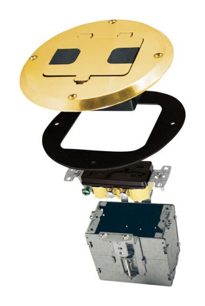 RACO 6239BP Floor Box Kit - Black for sale online | eBay