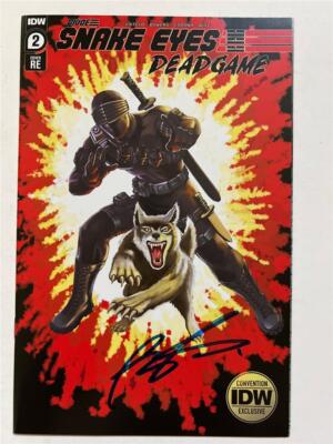 Sdcc 2022 Gi Joe Snake Eyes Deadgame #2 Signé Rob Liefeld Avec ...