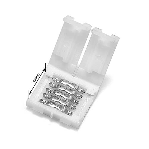 Led Light Connectors For Strip Lights 20 Packs 4 Pin Connector 10mm ...