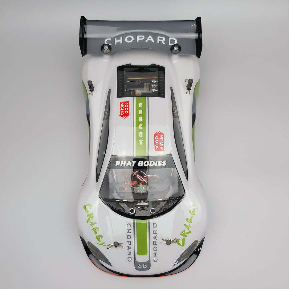 PHAT BODIES GTM GT12 LMGT3 body shell Schumacher Atom Zen Xray X12 1/12 ...