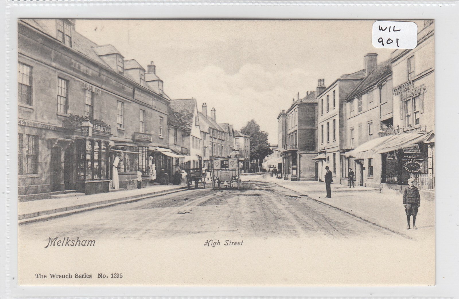 MELKSHAM Wiltshire High Street with Shops including Pharmacy /Delivery ...