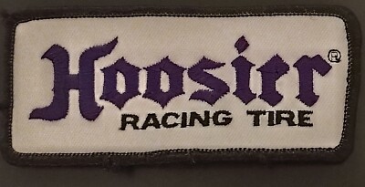 HOOSIER RACING TIRE VINTAGE PATCH never Used Condition | eBay