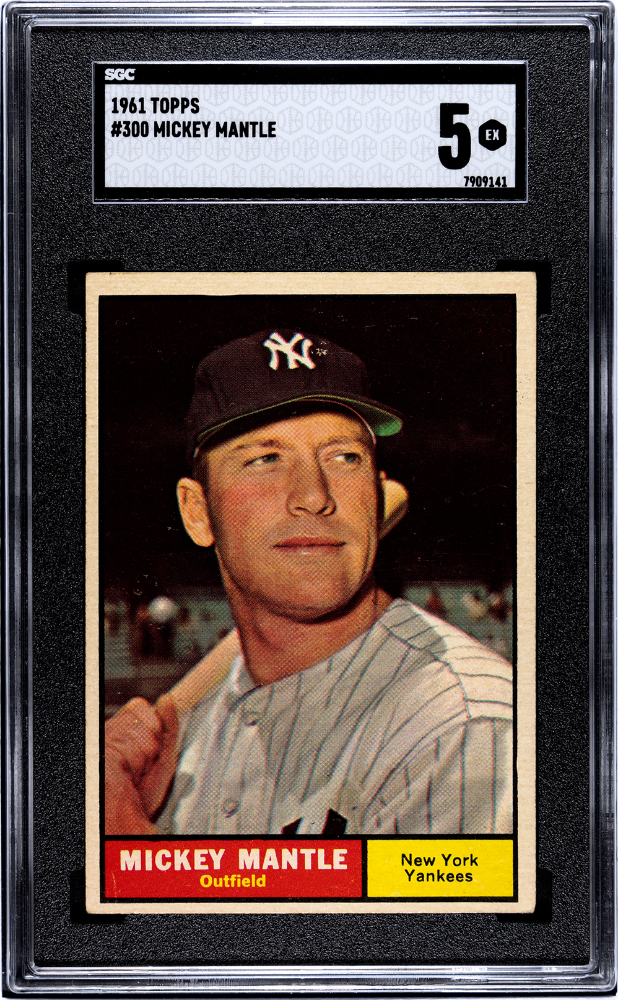 1961 Topps Mickey Mantle #300 ***SGC 5*** | eBay