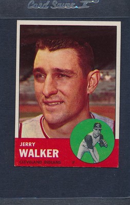 1963 Topps #413 Jerry Walker Indians EX/MT *1748 | eBay