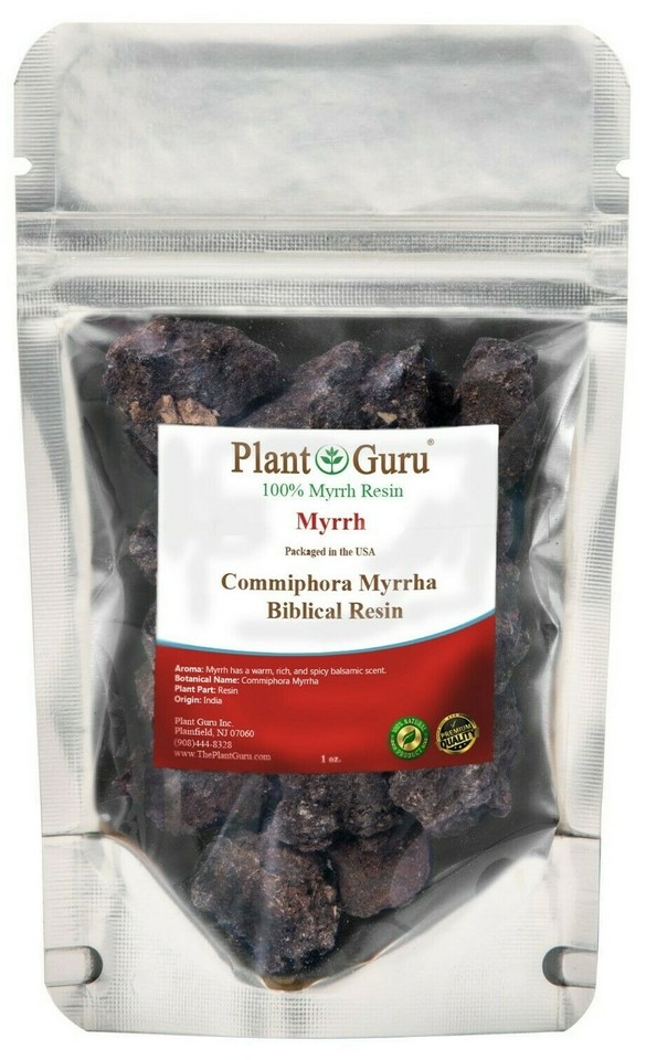 Myrrh Resin Incense Gum Biblical Aromatic Rock Commiphora Myrrha Bulk ...
