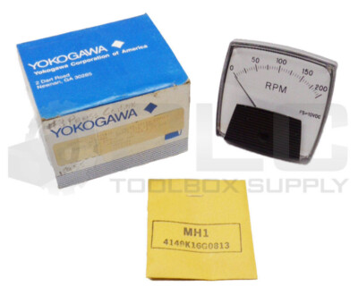 NEW YOKOGAWA BIG LOOK *MOD250 PANEL METER 0-200 RPM | eBay