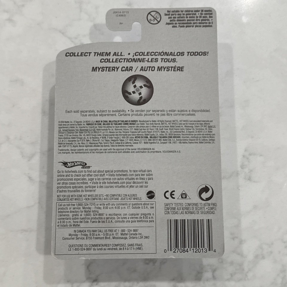 2004 HOT WHEELS VW Mystery Car 2/4 Volkswagen Baja Bug #185 Real Riders ...