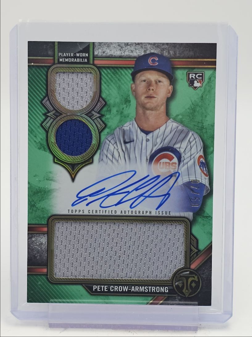 5 Great Pete Crow Armstrong Rookie Cards, Top 50 Most Watched