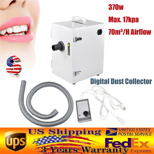 Dental Lab Digital Single-Row Dust Collector Vacuum Cleaner 370w For ...
