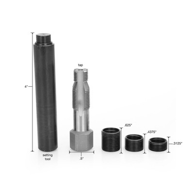 25647 OEMTOOLS Spark Plug Rethreader Kit | eBay