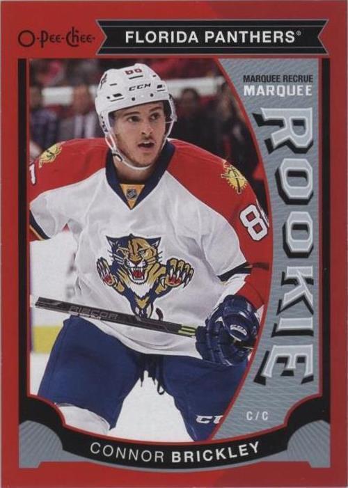 2015-16 Upper Deck - O-Pee-Chee Update Connor Brickley #U13 Red Border ...