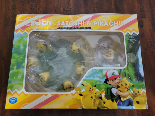 Pokemon Ash Satoshi & Pikachu Megahouse G.E.M Series Japan GEM Pokémon ...
