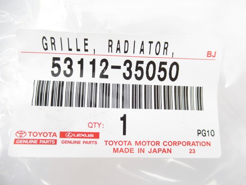 Genuine OEM Toyota 53112-35050 Lower Radiator Grille 2010-2013 4Runner ...