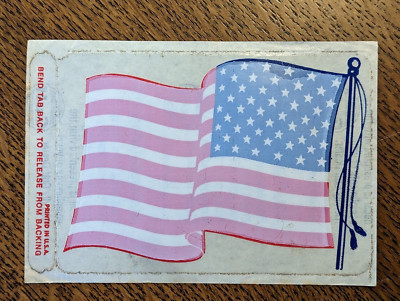 Gulf Oil Company Display Your USA Flag Proudly Decal Sign Dealer ...