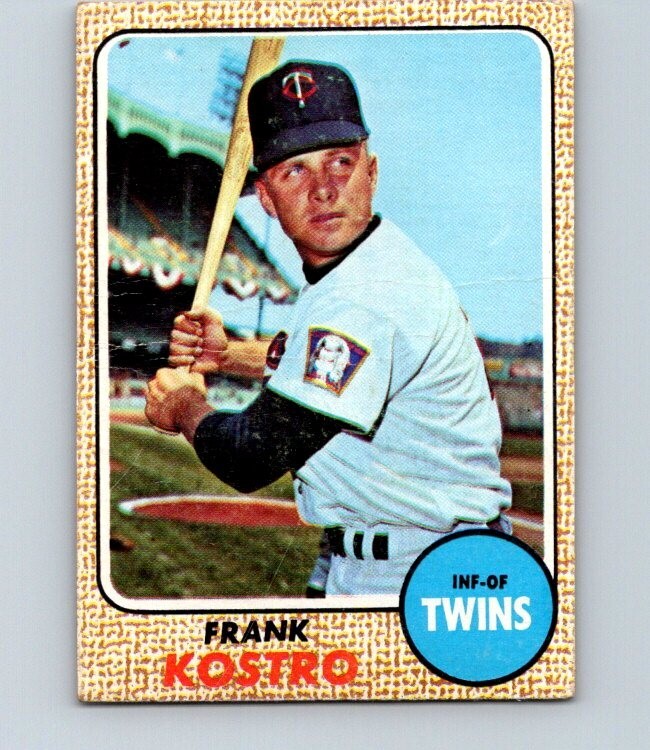 1968 TOPPS BASEBALL #44 FRANK KOSTRO MID GRADE JG | eBay