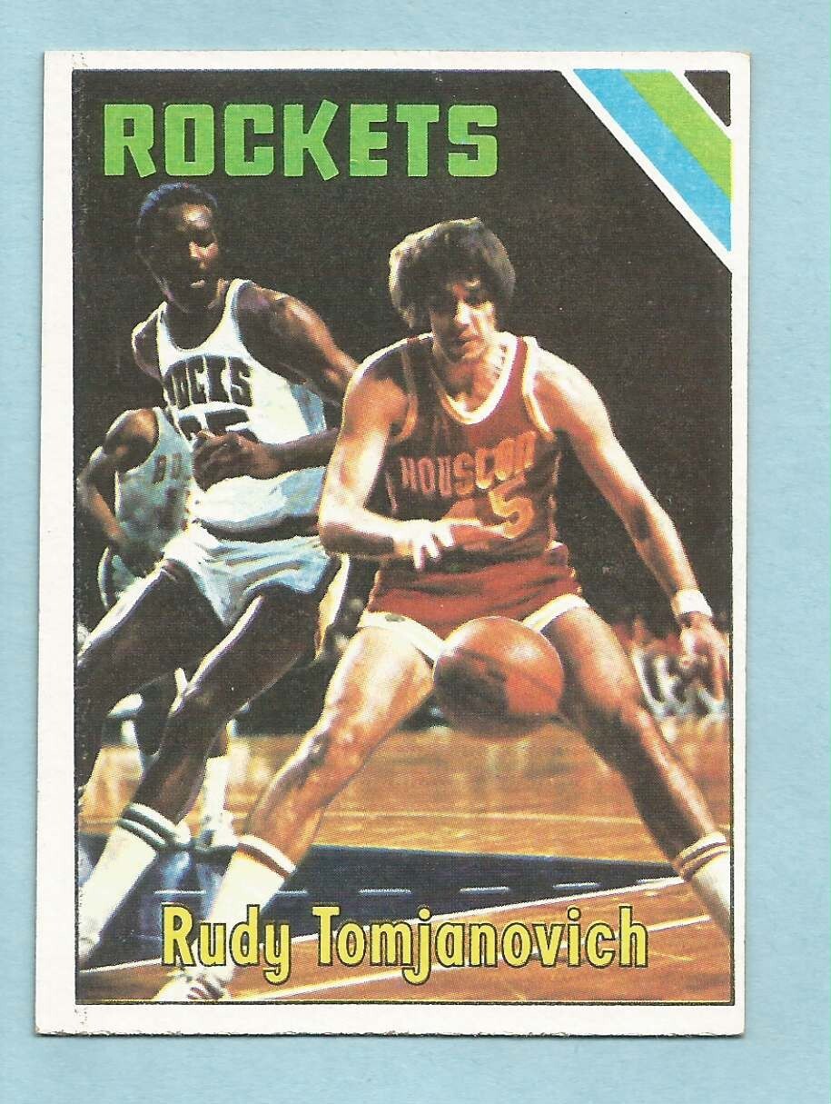 1975-76 Topps Basketball Rudy Tomjanovich #70 Houston Rockets Michigan ...
