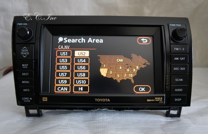 86120-0C230 GENUINE TOYOTA 2007~2009 SEQUOIA TUNDRA JBL NAVIGATION ...