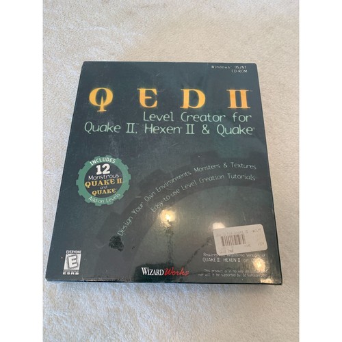 QED II Level Creator Quake Hexen PC CD Game - English Complete Rare ...