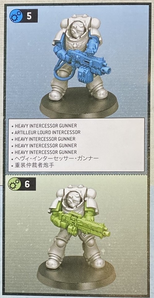 Heavy Intercessor Heavy Bolter Primaris Space Marines Warhammer 40k ...