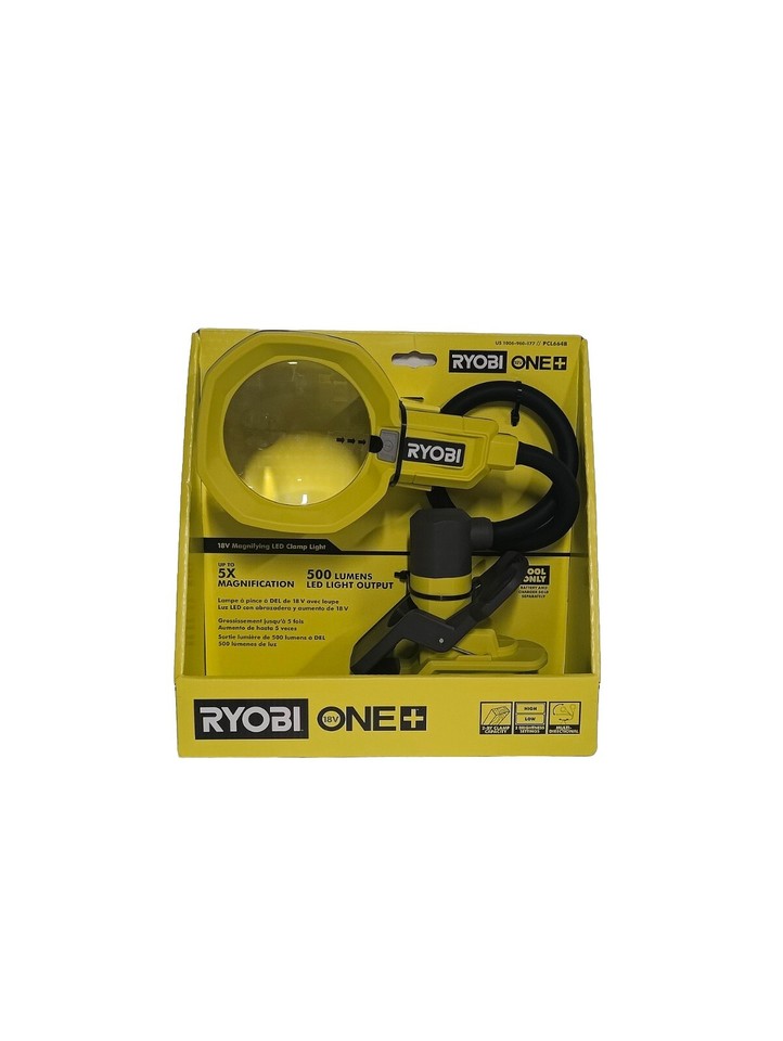 RYOBI PCL664B 18V ONE+ Magnifying Clamp Light - (TOOL ONLY) NEW !!! | eBay