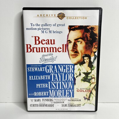 Beau Brummell DVD 1954 Stewart Granger Elizabeth Taylor Warner Archives ...