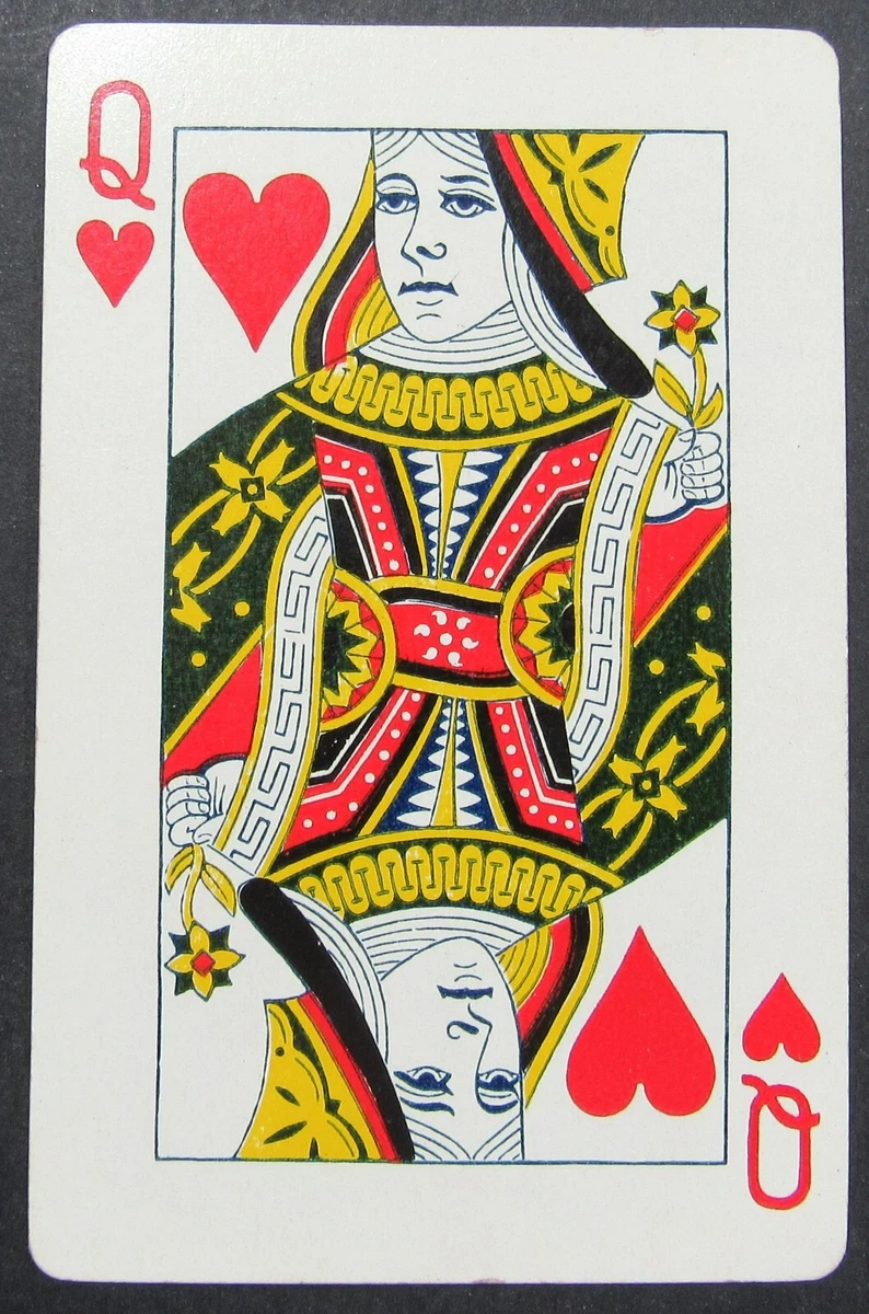 Vintage Playing Cards Queen