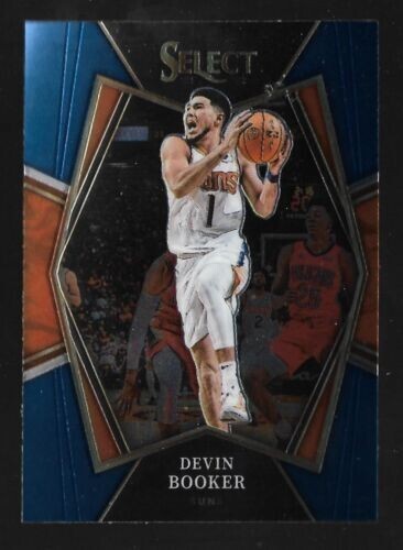 Devin Booker Premier Level Blue Retail 2021-22 Panini Select #158 ...