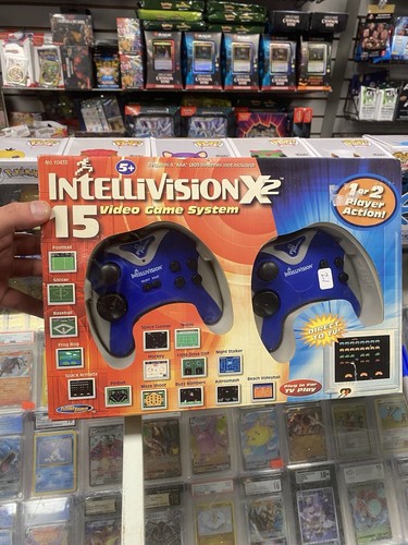 Intellivision X2 (15 Video Game System Plug In Play) 2 Controllers 2005 ...