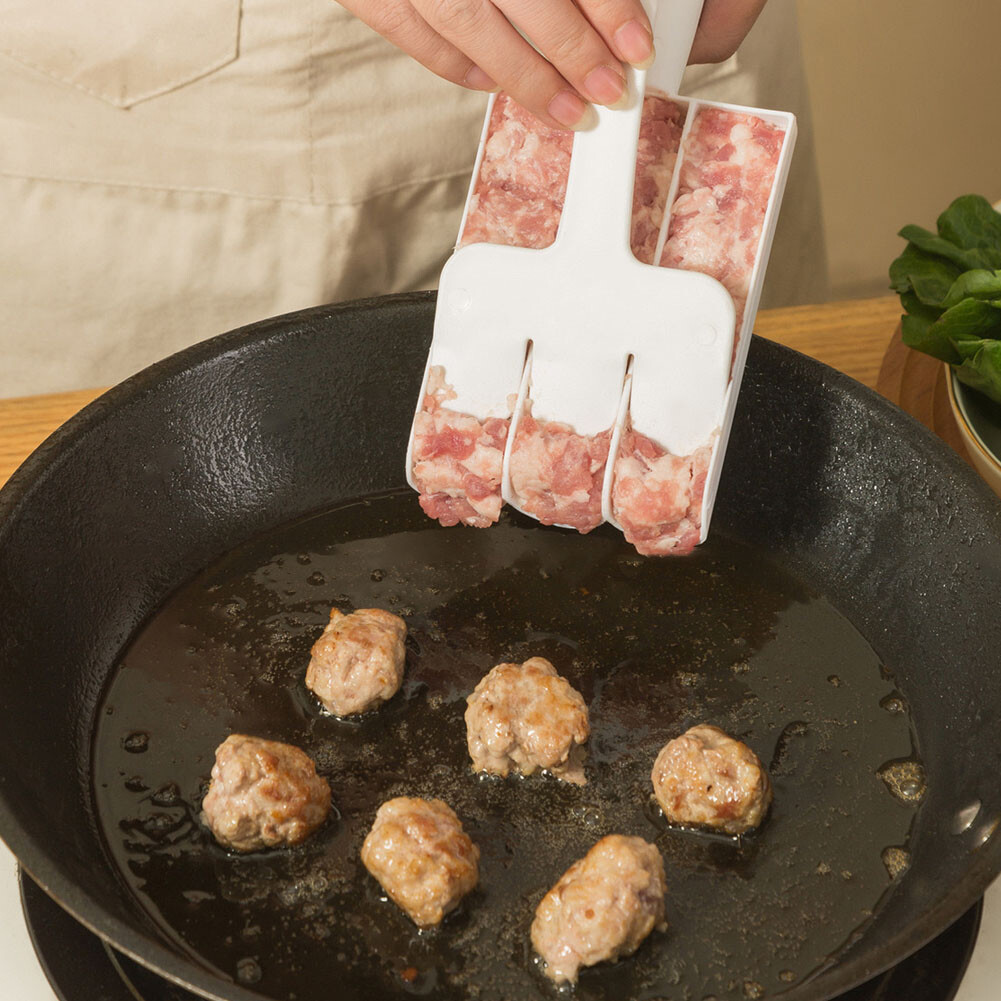 Convenient Mold DIY Triple Gadgets Meatball Maker Plastic | eBay