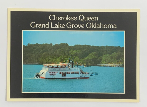 Cherokee Queen Grand Lake Grove Oklahoma Postcard Unposted | eBay