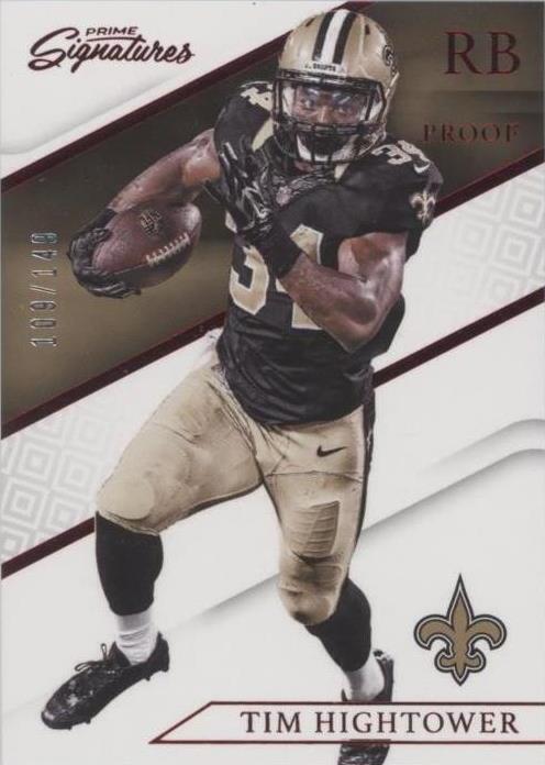 2016 Panini Prime Signatures - Tim Hightower #58 Prime Proof Red /149 ...