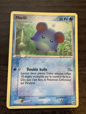 MARILL COMMUNE - POKÉMON 68/100 EX TEMPÊTE DE SABLE PROCHE DU NEUF FR ...