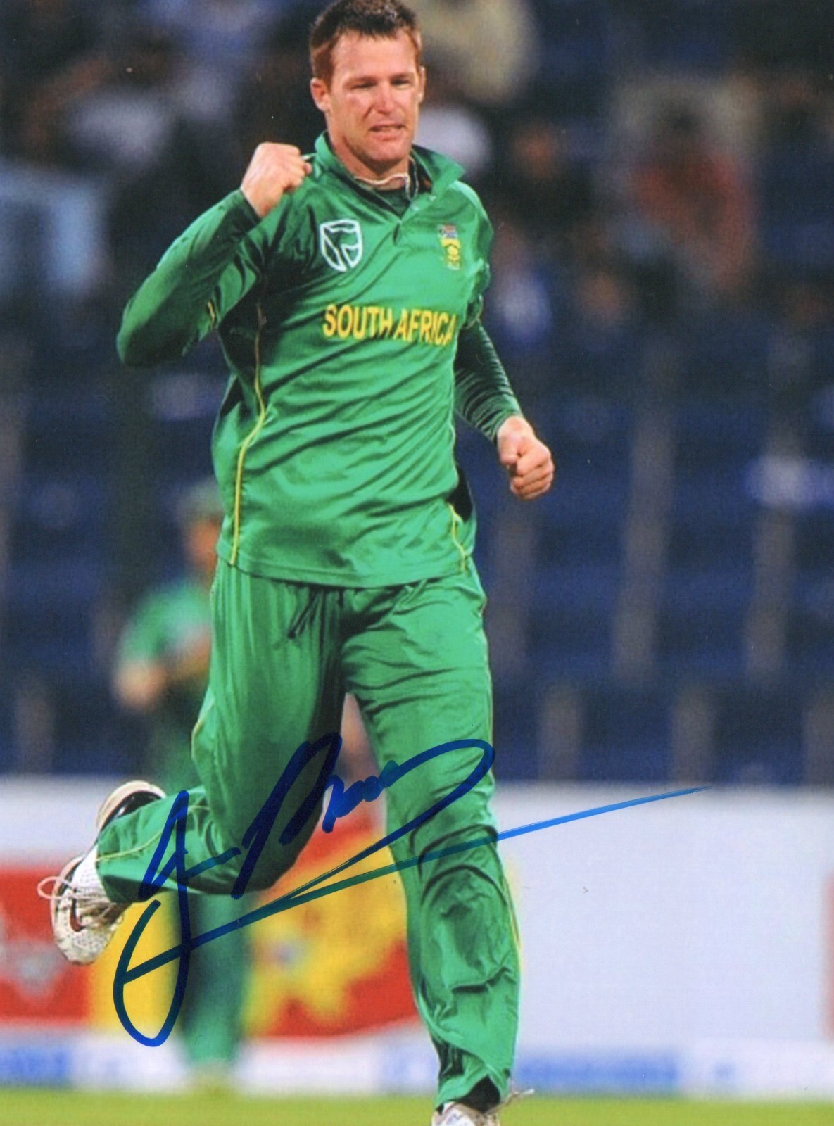 5x7 Original Autographed Photo of South African Cricketer Rusty Theron ...