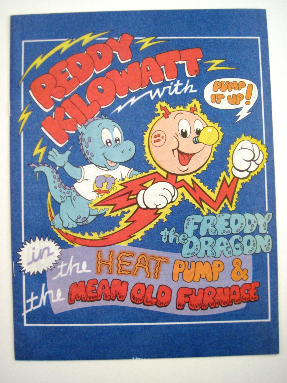 1992 Coloring Book "Reddy Kilowatt" & "Freddy The Dragon" - Unused* | eBay