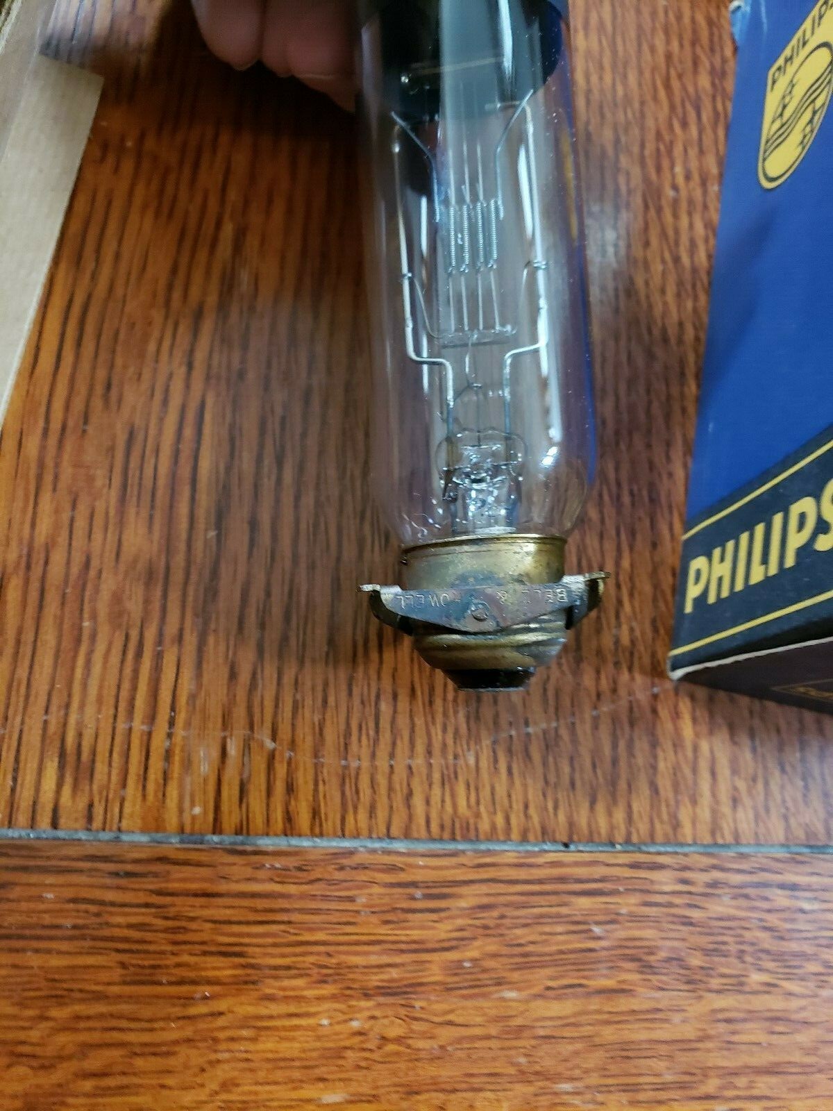 Vtg Projector Blub Lamp Philips 100V 6,8A 750w B&H46 TYP.6153H/05 ...