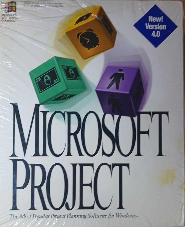 Microsoft Project Version 4.0 For Windows Vintage | eBay