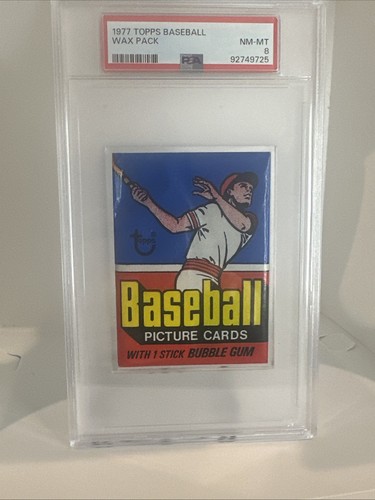 1977 Topps Baseball Wax Pack Unopened PSA 8 NM-MT | eBay