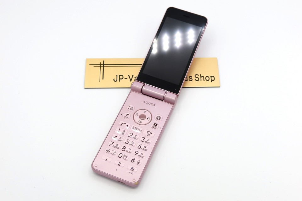 [D] SHARP AQUOS Keitai 2 601SH 602SH Pink Unlocked SIM Free Flip Phone ...
