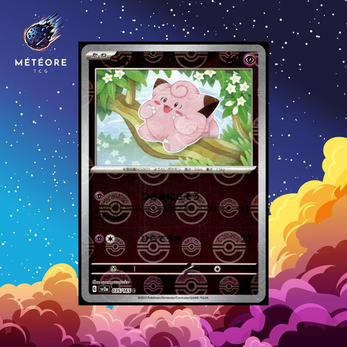 Carte Pokemon Mélofée / Clefairy 035/165 Reverse sv2a Scarlet & Violet ...