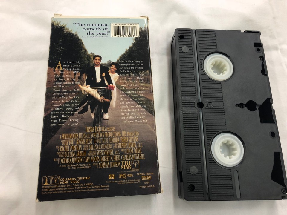 Only You VHS Tri Star Movie Robert Downey Jr | eBay